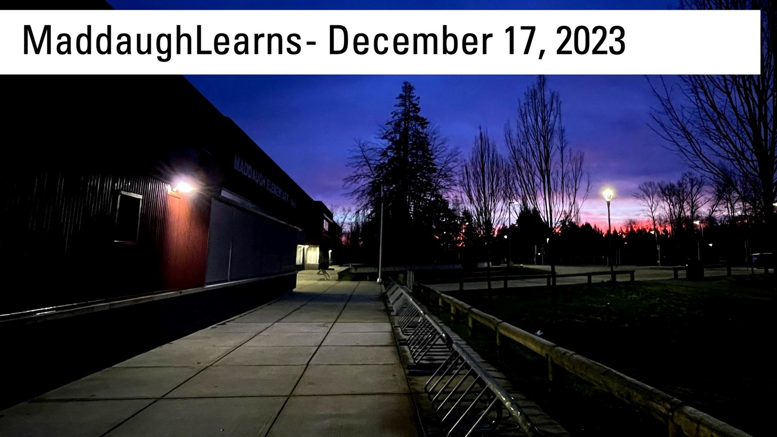 Enjoy the Dec. 17, 2023 MaddaughLearns Update!